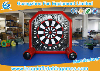 Plato material Inflatable Sport Games / Inflatable Foot Darts For Kids