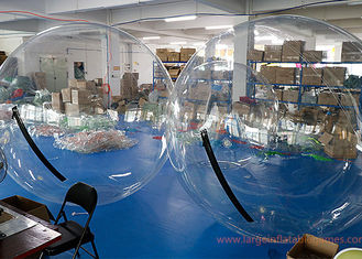 TPU / PVC Large Inflatable Games , Clear Water Walking Bubble Ball
