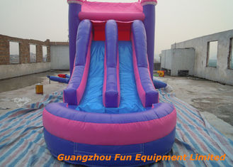 Safety Waterproof Inflatable Jumpers , Inflatable Water Slide Bounce House Rental