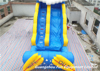 Diapositiva inflable comercial del certificado del CE con la pequeñas piscina/diapositiva de la piscina