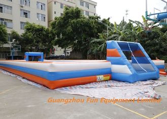 22 * 11m Inflatable Football Pitch / Giant Inflatable Soccer Field 2 years Warranty