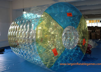 Bola inflable asombrosa modificada para requisitos particulares del parque de atracciones del rodillo del agua de TPU