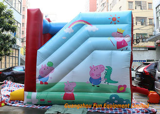 Pappa Pig Inflatable Bouncy Castle For Kids / Blow Up Jump House