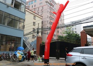 6m High Inflatable Air Dancer , Oxford Cloth Material Inflatable Tube Man