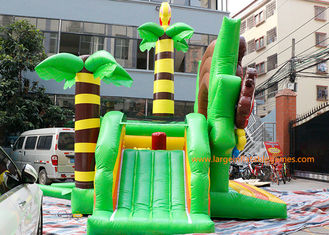 PVC Tarpaulin Monkey Jumping Inflatable Bouncy Castle With CE and TUV