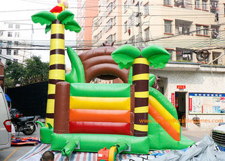 PVC Tarpaulin Monkey Jumping Inflatable Bouncy Castle With CE and TUV