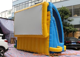 Giant Inflatable Sport Games Connect 4 Basketball Hoops Yellow / Blue / Red