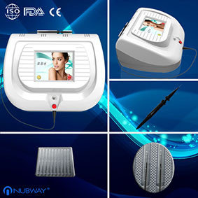2016 newest portable Laser red vein vacular skin tag removal machine CE/FDA approved 30.56MHZ 0.01mm needle