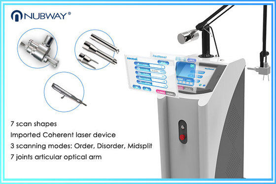 Fractional CO2 Laser 40W 10600nm Glass pipe Skin resurfacing machine for beauty spa