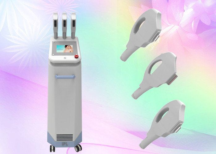 Chinese supplier 3 handles IPL hair removal skin rejuveantion  vascular treatment machine for spa and clinic use
