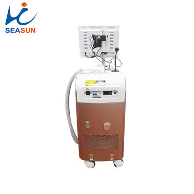 Painless full body laser hair removal machine 808nm with white and rose