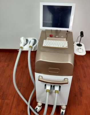 White Diode Laser Hair Removal Machine , Vavuum Laser Lightsheer Duet Machine
