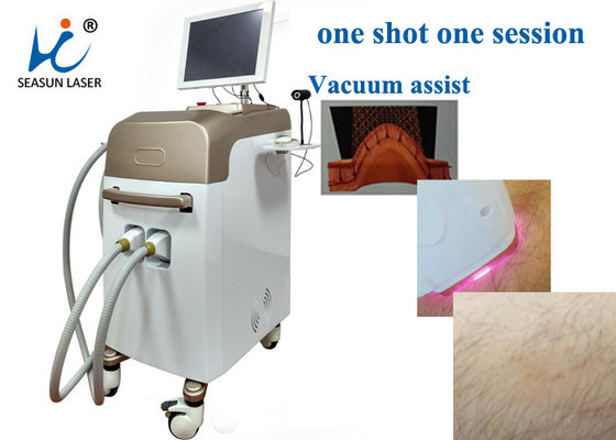 High Speed Vacuum Assisted Diode Laser Treatment For Hair Removal , Small Size