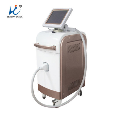 TUV Pain Free Laser Hair Removal Machines , 1500W 808 Laser Hair Removal Device