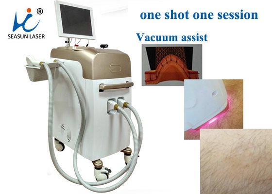 High Speed Vacuum Assisted Diode Laser Treatment For Hair Removal , Small Size