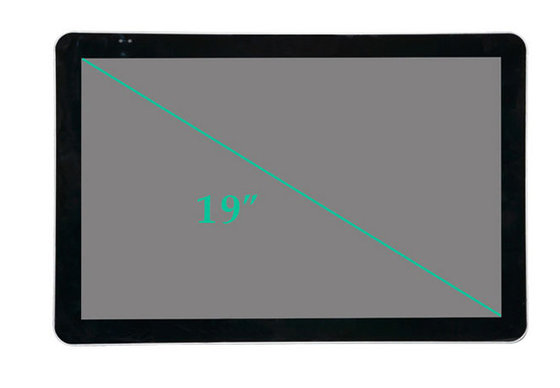 19 Inch External Button LED Advertising Display , USB SD Wall Mounted Digital Signage