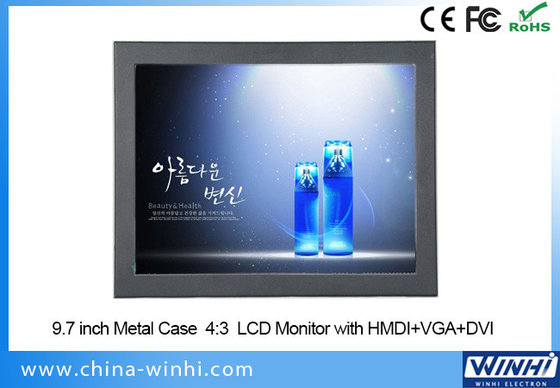 Matel Mini LCD Monitor VGA DVI HDMI 9 inch 12V LED TV Monitor