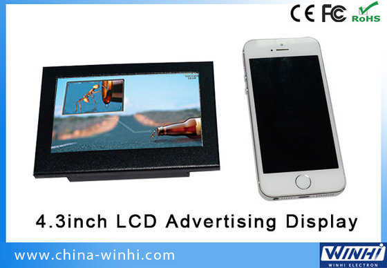 12V 1.0A 4.3'' Advertising Display Boards DVD MPEG DVI Video Player