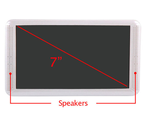 7 Inch Restaurant Multimedia Auto Play Standard LCD Digital Signage Display