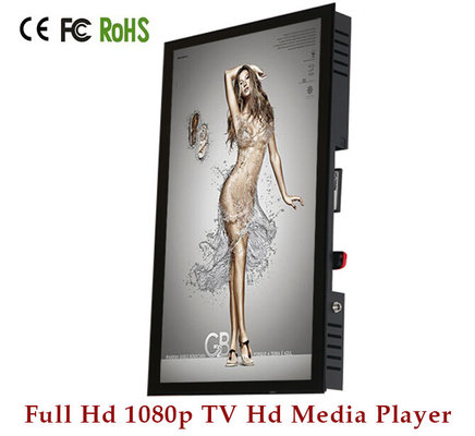 Restaurants 15.6 Inch 3.5 mm 1080p Full HD Media Player With Bluetooth Earphone