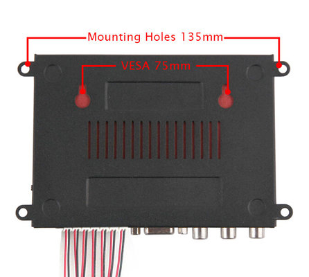 AC 110-240V DC 12V Remote control USB SD Card Slot VGA YPbPr port Full HD Media Player