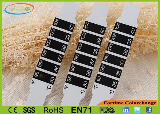 Plastic Liquid Crystal Forehead Thermometer Strip LCD Kids Fever