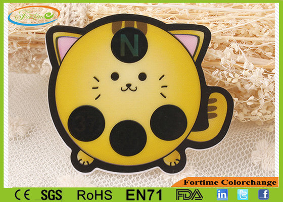 Cute Cat Shape LCD Body Forehead Thermometer Strip Fever Stickers Customized