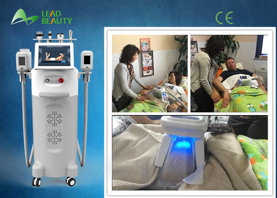 Fat reduction cryolipolysis slimming machine with 5 treatment handles