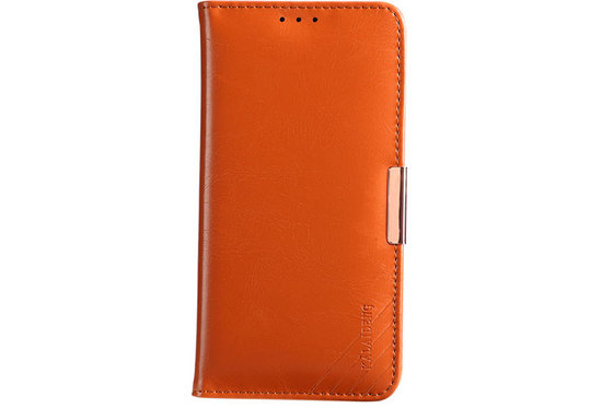 Personal Design Brown Galaxy S8 Plus Wallet Case Shockproof ROHS Certified