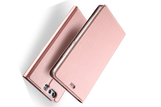 Professional  PU Leather Huawei P9 Lite Phone Case Stand Function Color Optional