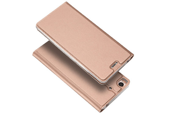 Rose / Gold PU Leather Xiaomi Mi5s Phone Case Magnetic Card Holder Shockproof