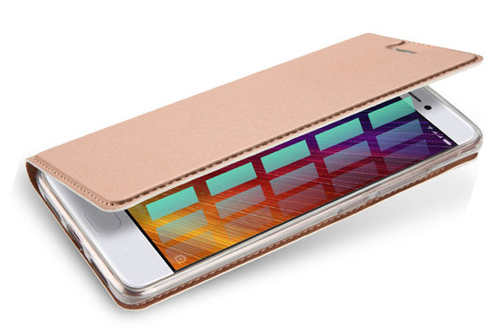 Rose / Gold PU Leather Xiaomi Mi5s Phone Case Magnetic Card Holder Shockproof