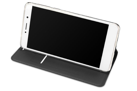 Black Xiaomi Redmi 4 Phone Cover , Shockproof Mobile Phone Flip Cover