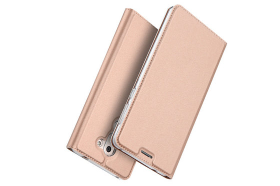 PU Leather Xiaomi Phone Case Rose / Gold Card Holder Magnetic For Redmi 4