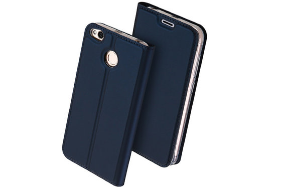 Blue Xiaomi Phone Case Redmi 4X Shockproof Card Holder Stand Function