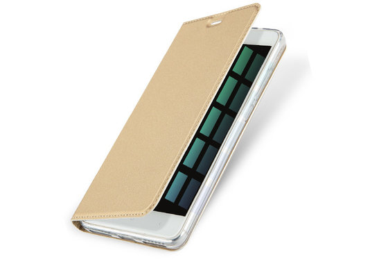 PU Leather Xiaomi Phone Case Redmi Note 4X Gold Card Slot Magnetic
