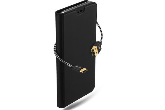 Slim Flip Phone Case PU Leather Card Holder Scratch Proof For Galaxy S8 Plus