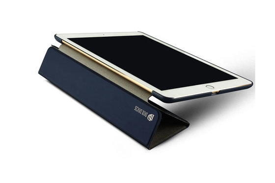 PU Leather Blue Ipad Waterproof Case , Stand Function Ipad Air 2 Protective Case