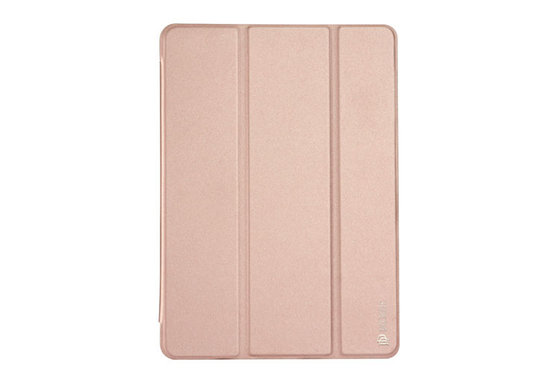 Shockproof Ipad Protective Cover , Pink Synthetic Leather Ipad Air Case