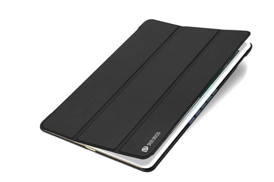 Black IPad Protective Case Slim PU Leather Case Stand Smooth For IPad Air