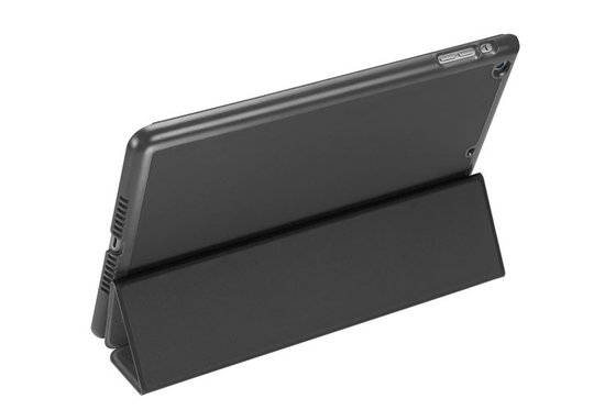 Stylish Design Black IPad Protective Case Synthetic Leather Ipad Smart Case