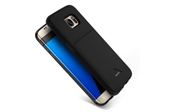 Durable Samsung Cell Phone Covers S7 Edge PU Slip Resistant With Card Slot