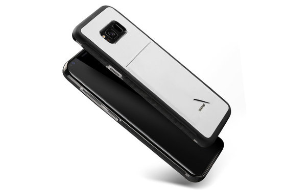 Simple Style White Samsung Galaxy S8 Plus Phone Cases Shock Resistence