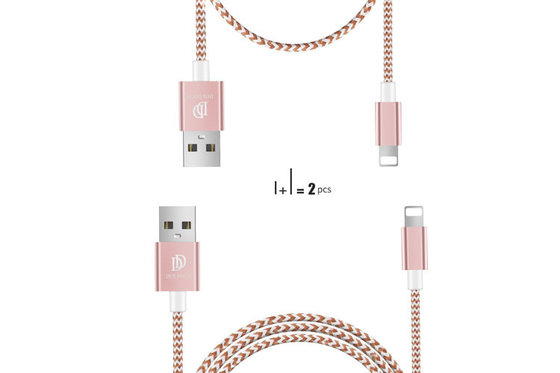 Premium IPhone Lightning Cable Braided Nylon Aluminum Alloy Connector
