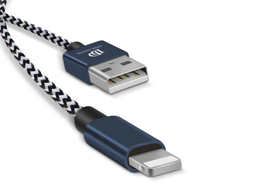 Nylon Braided Iphone Charging Cable , 3.28ft 0.66ft 2 Pack Lightning Usb Cable