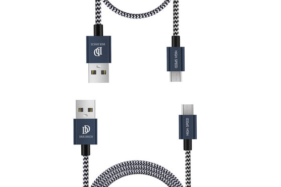 Fashion Android Data Cable USB 2.0 , Nylon Braided Wire Mobile USB Cable