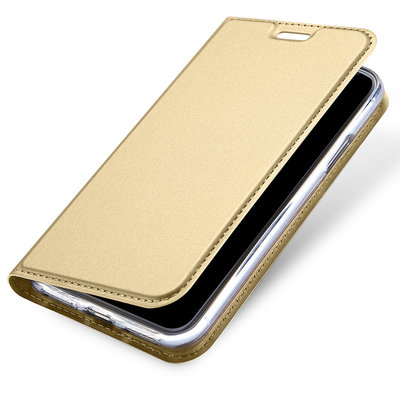 Folio PU leather cell phone wallet iPhone X Case Magnetic Card Holder Stand