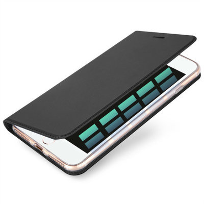 Custom made iPhone8 phone case dark grey leather mobile phone covers