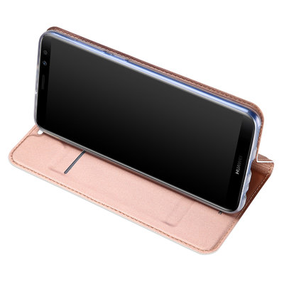PU Leather Huawei Phone Cases Huawei Mate 10 Lite Rose Gold Color With Card Slot