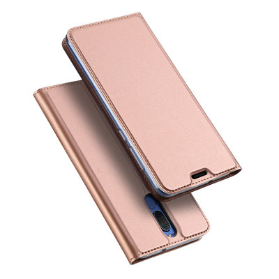 Fashionable PU Leather Huawei Mate 10 Lite Cover Rose Gold Magnets Available